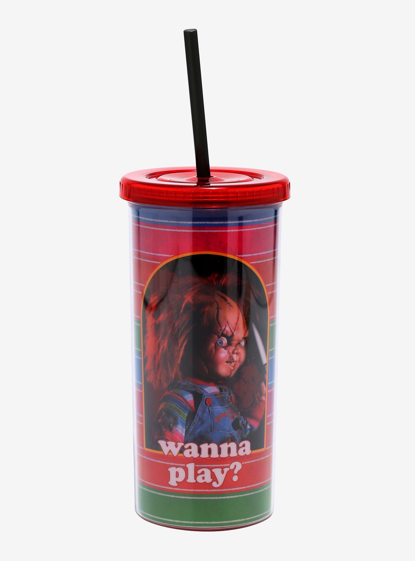 Child's Play Chucky Wanna Play Acrylic Travel Cup | Hot Topic