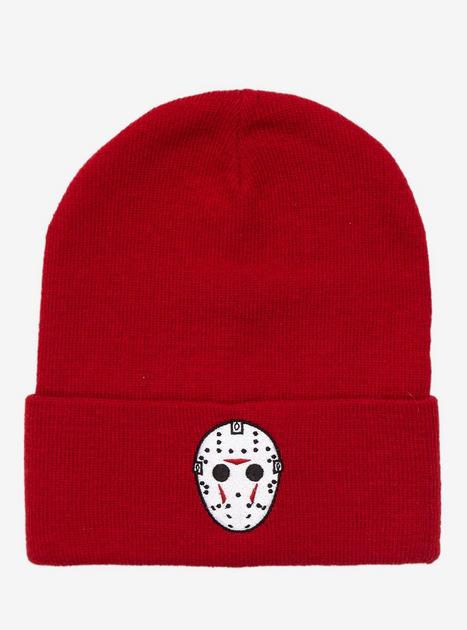 Friday The 13th Jason Red Beanie | Hot Topic