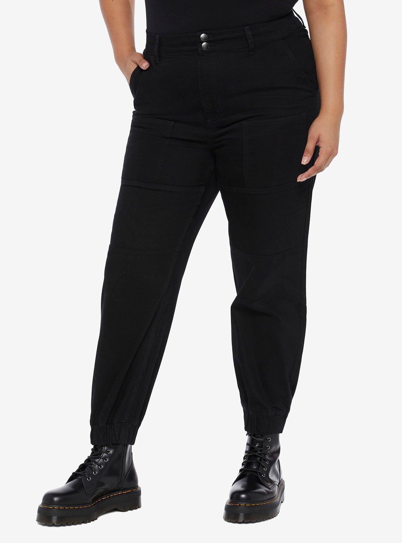 Black Denim Jogger Pants Plus Size Hot Topic