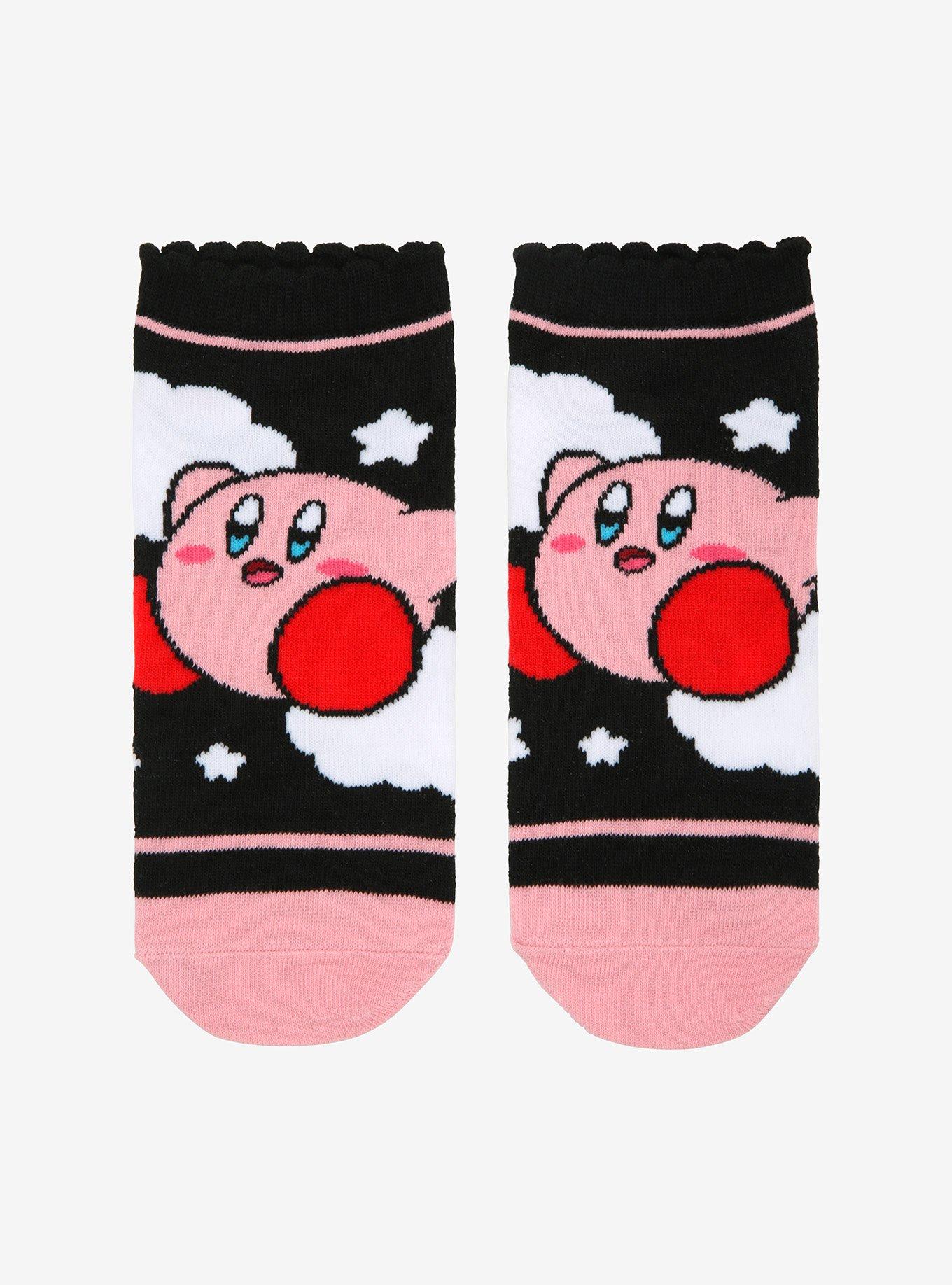 Kirby Clouds Lettuce Trim No-Show Socks | Hot Topic