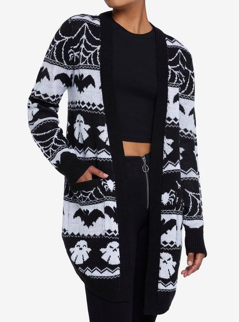 Ghost Fair Isle Girls Open Cardigan | Hot Topic