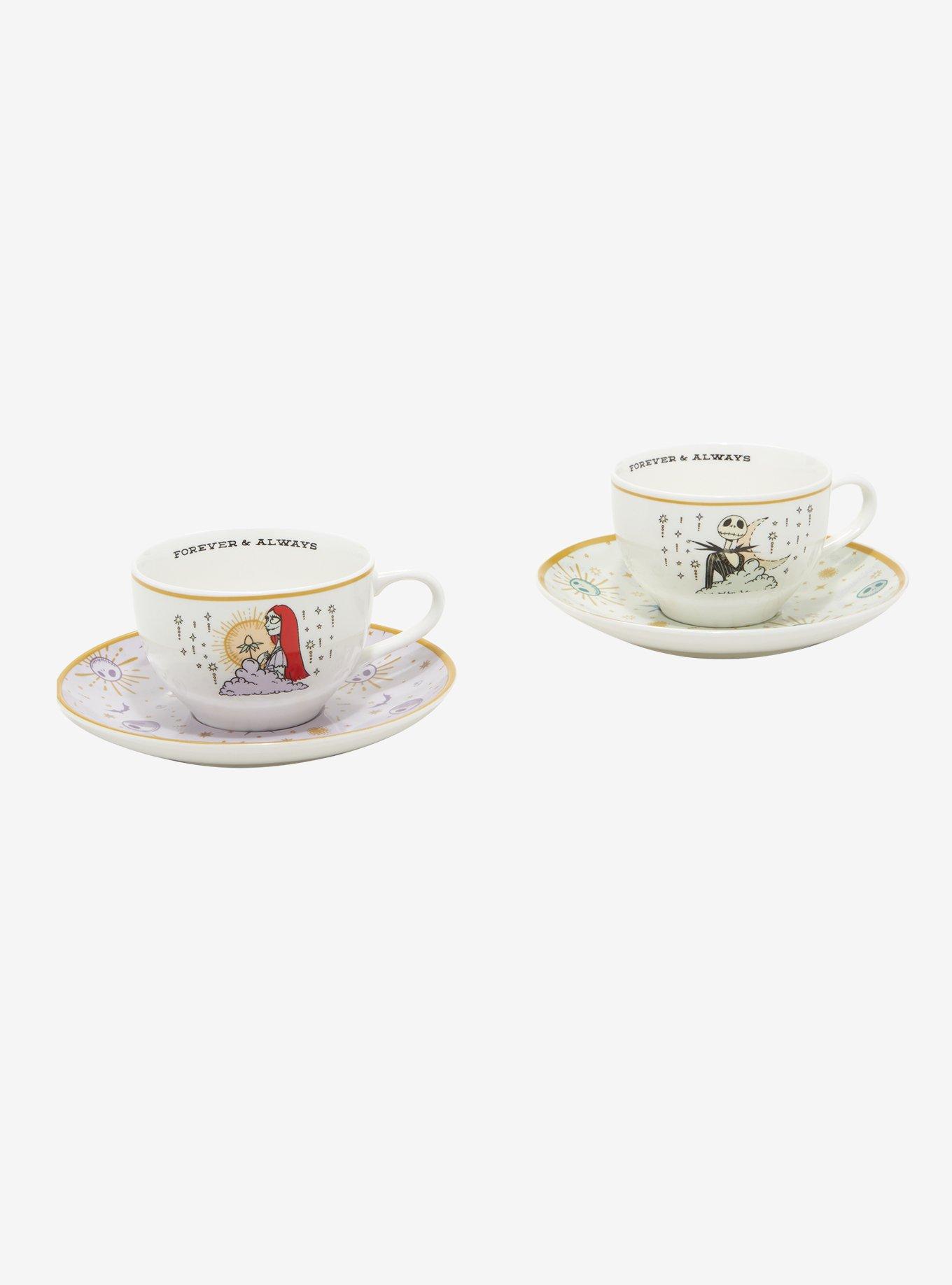 The Nightmare Before Christmas Jack & Sally Teacup & Saucer Set | Hot Topic