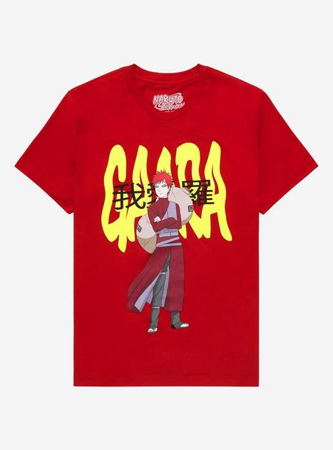 Naruto Shippuden Gaara Pose Portrait T-Shirt - BoxLunch Exclusive ...