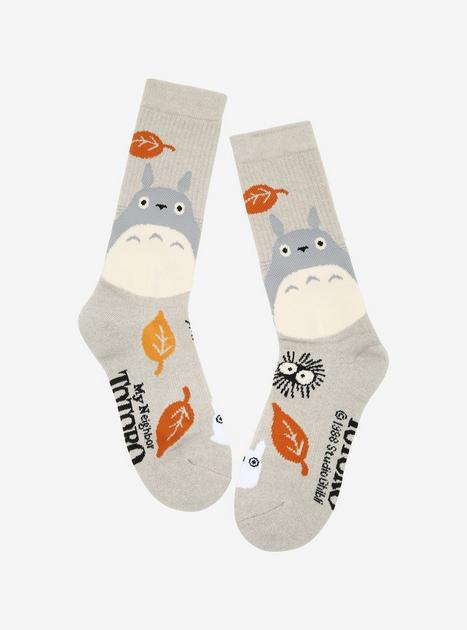 Studio Ghibli My Neighbor Totoro Leaves Crew Socks | Hot Topic