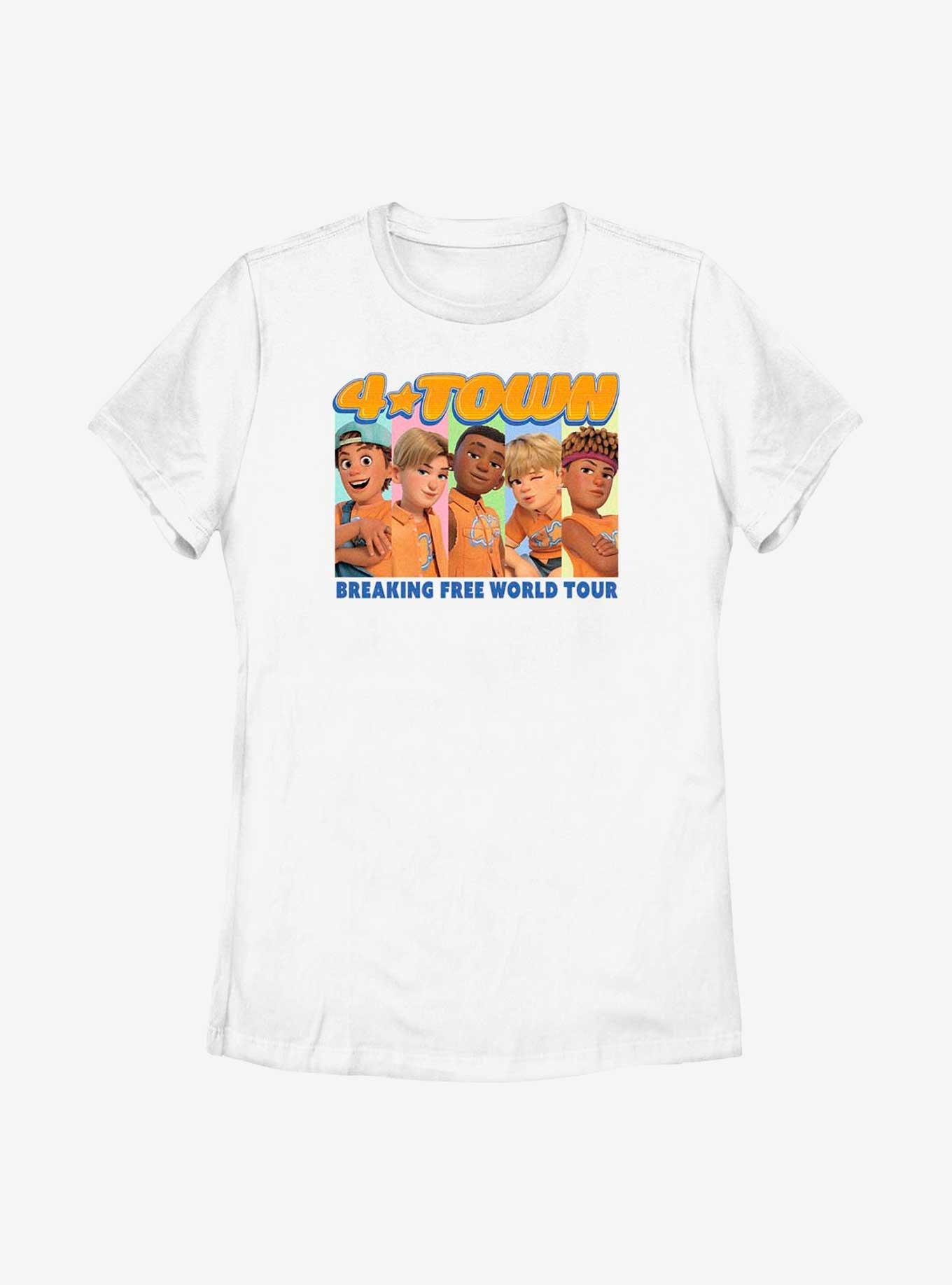 Disney Pixar Turning Red 4Town Concert Shirt Womens T-Shirt - WHITE ...