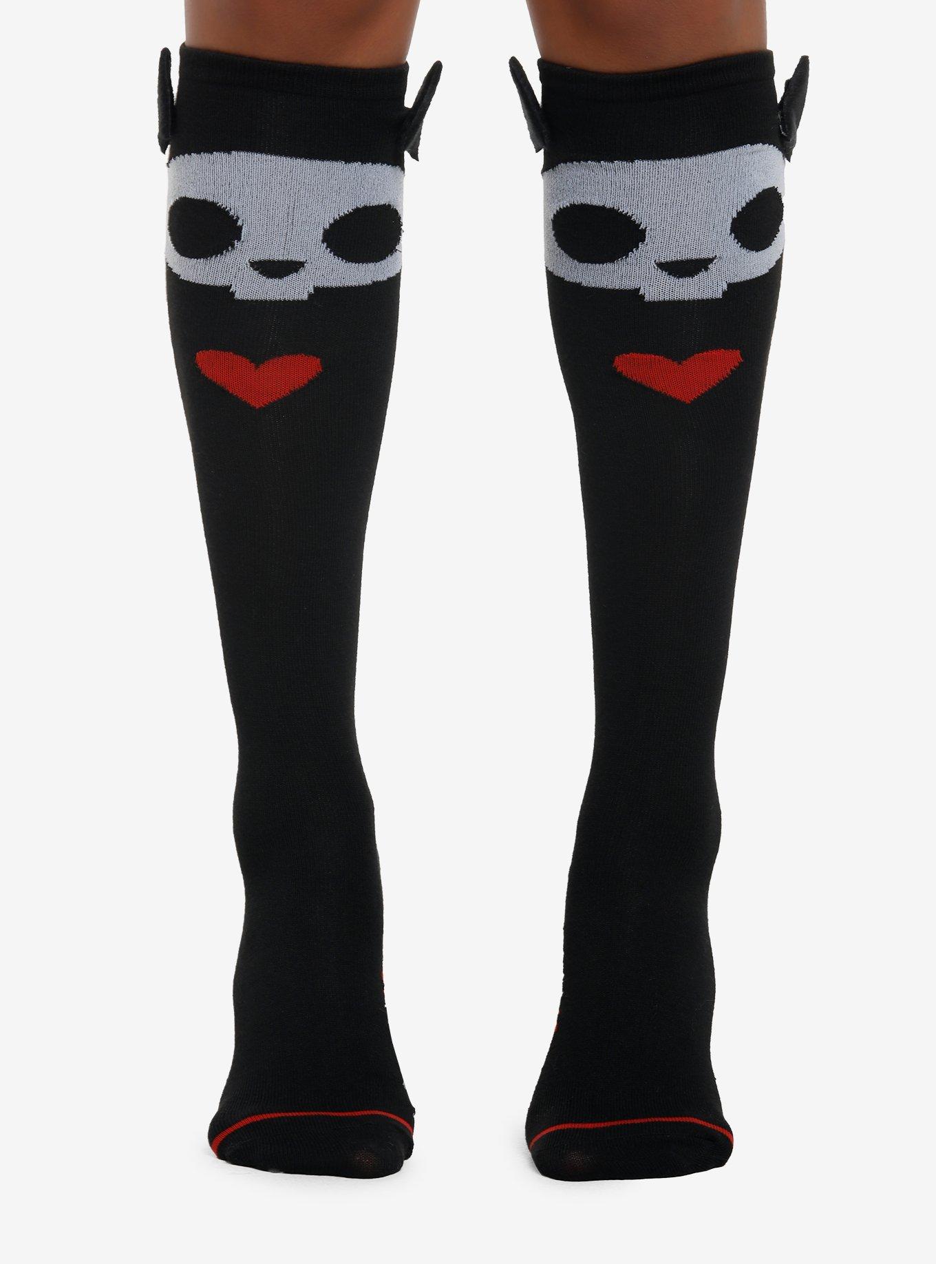 Skelanimals Kit 3D Ears Knee-High Socks | Hot Topic