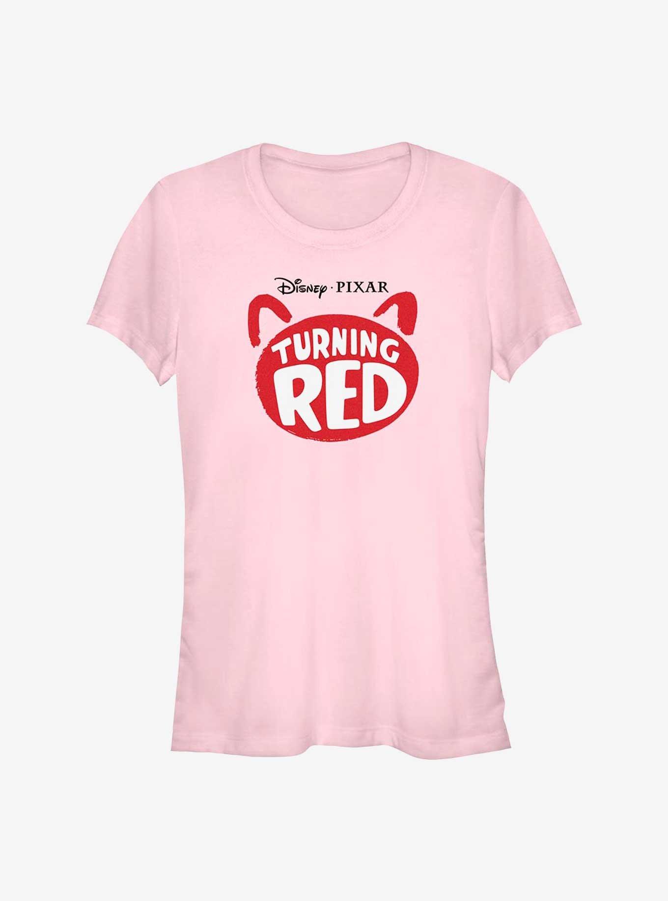 Disney Pixar Turning Red Logo Girls T-Shirt - PINK | Hot Topic