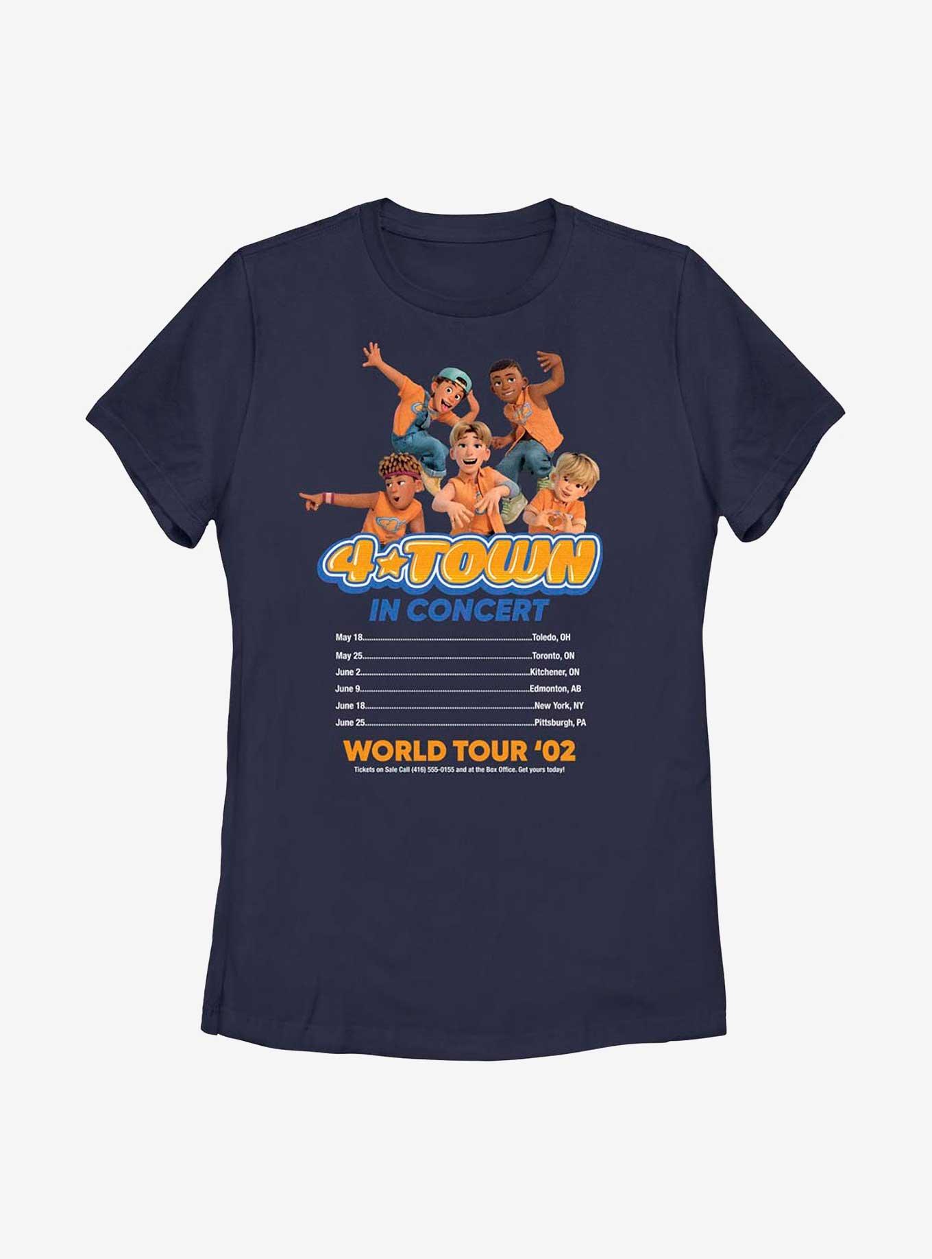 Disney Pixar Turning Red 4Town World Tour Girls T-Shirt - BLUE | Hot Topic
