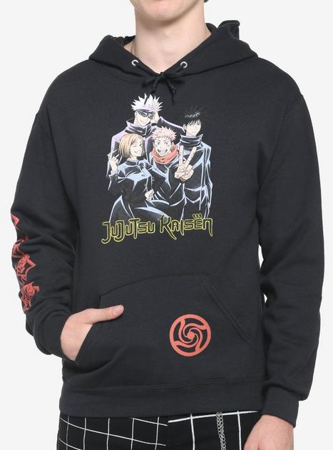 Jujutsu Kaisen Group Pose Symbols Hoodie | Hot Topic