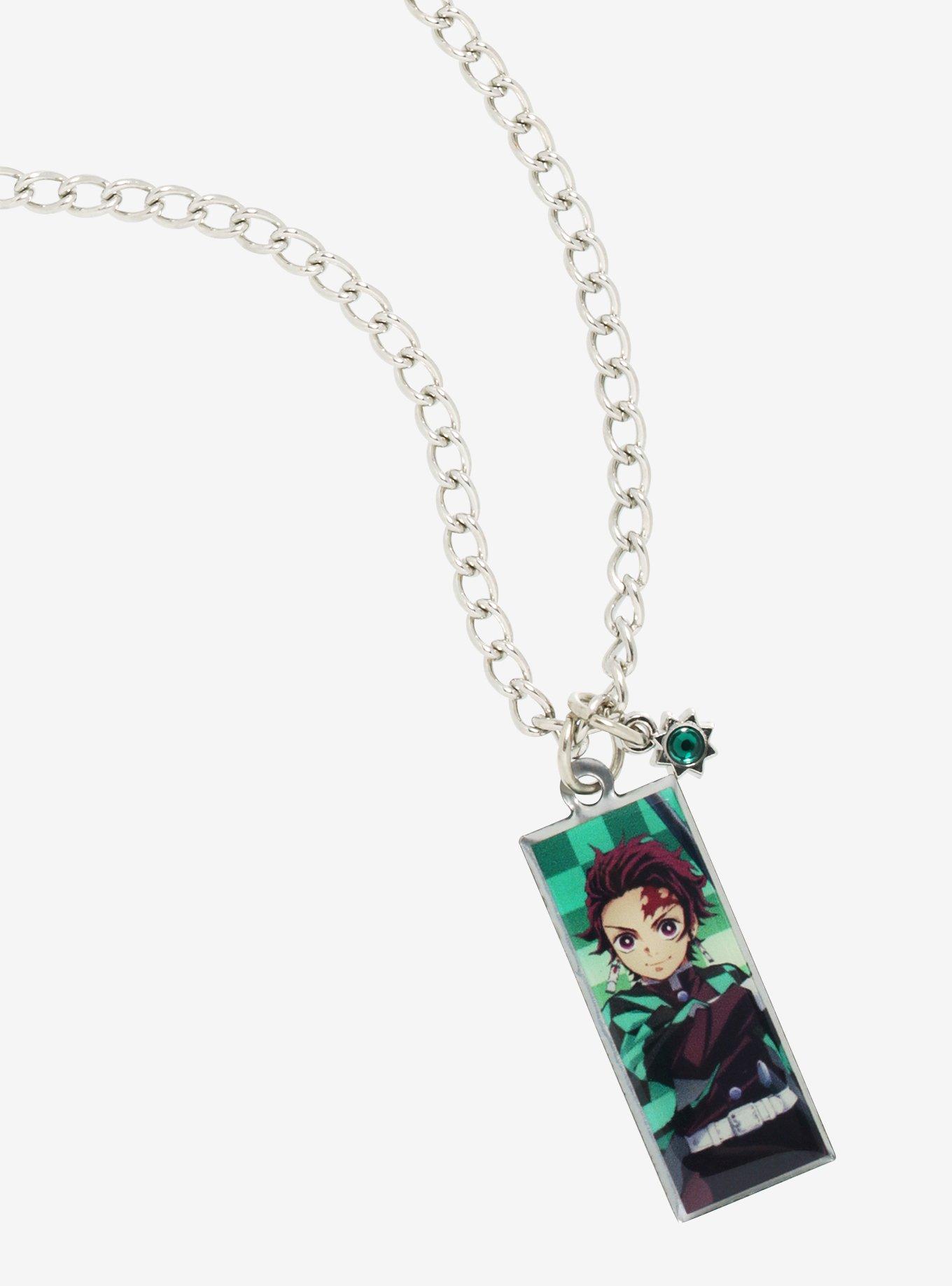 Demon Slayer: Kimetsu No Yaiba Tanjiro Gem Tag Necklace | Hot Topic