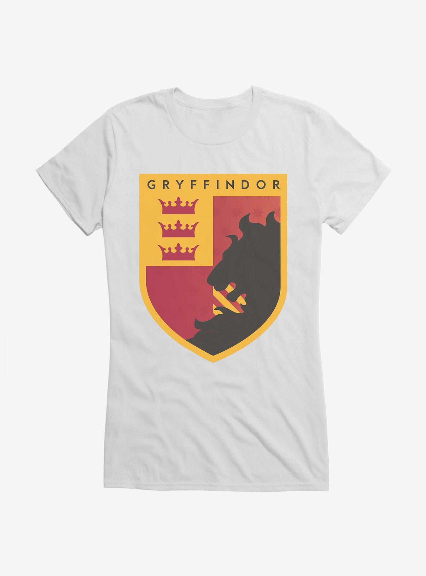 Harry Potter Gryffindor Triple Crown Crest Girls T-Shirt | Hot Topic