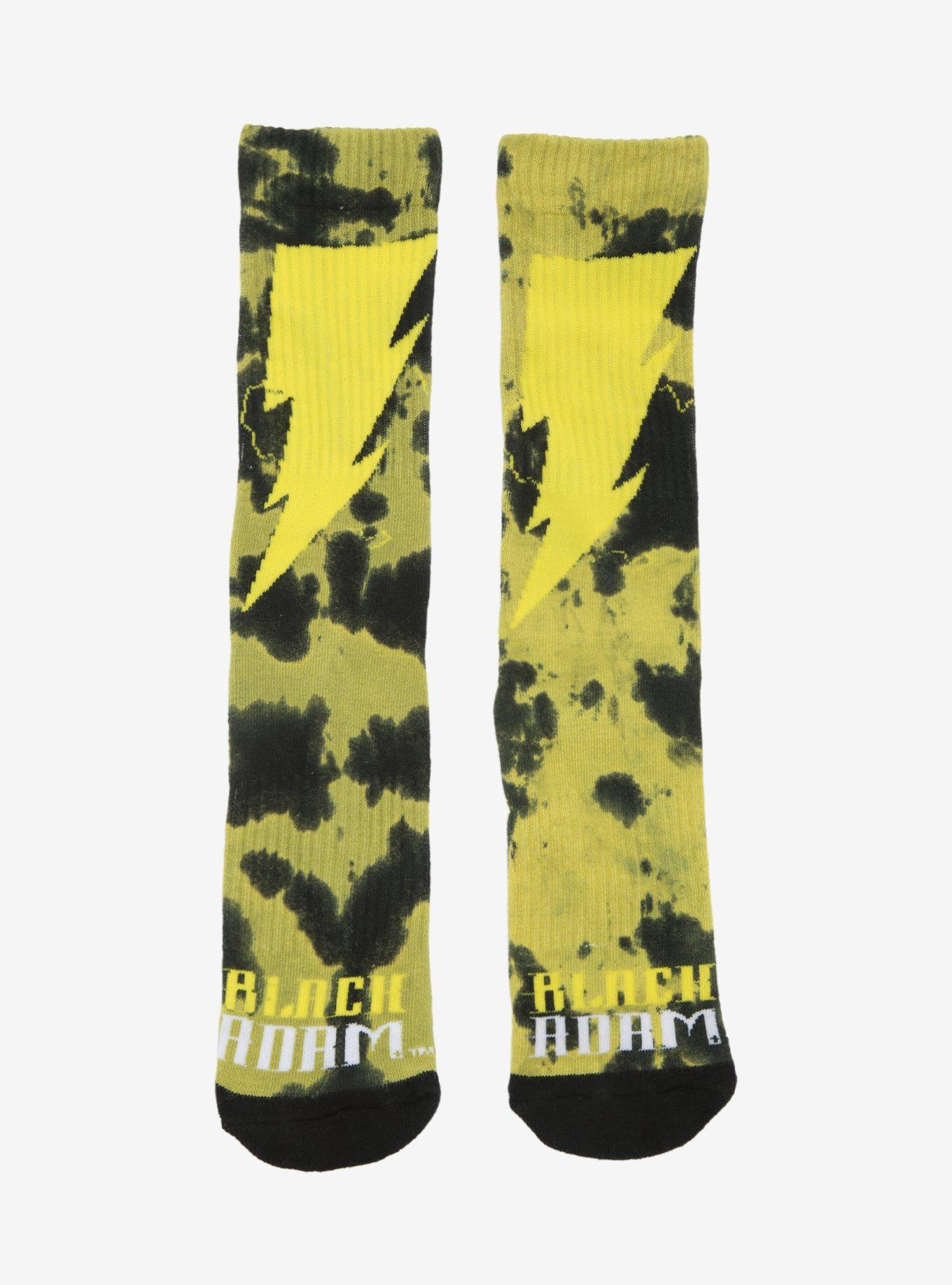 DC Comics Black Adam Tie-Dye Crew Socks | Hot Topic