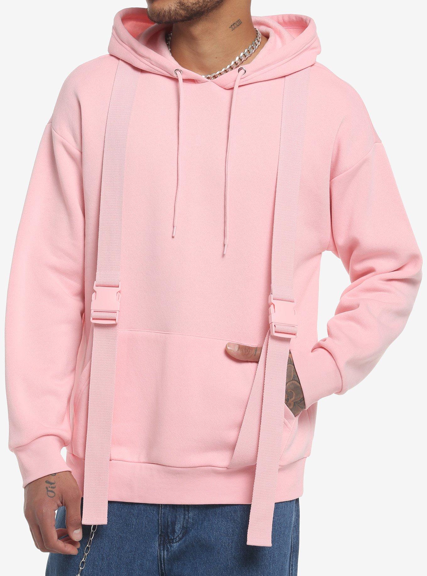 Pink Strappy Hoodie | Hot Topic