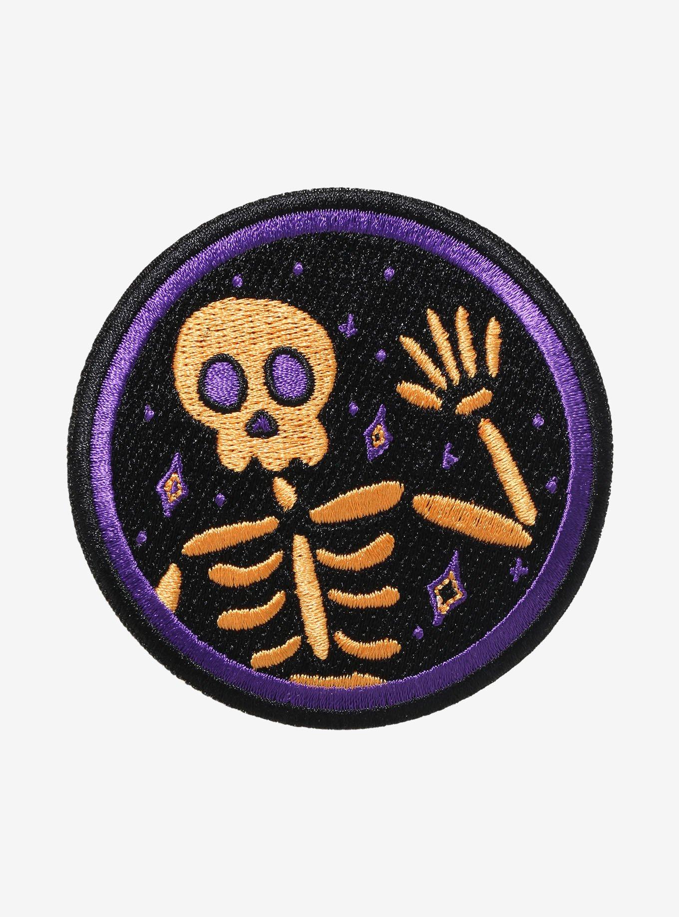 Skeleton Waving Patch | Hot Topic