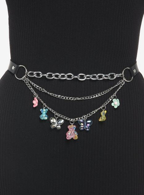 Butterfly Flower Gummy Candy Charm Belt | Hot Topic