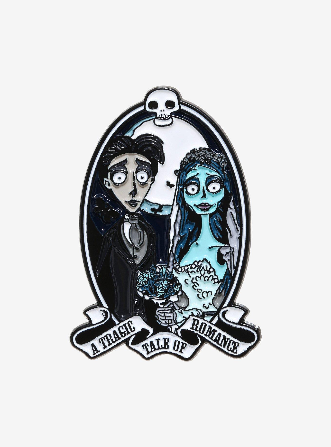 Corpse Bride Portrait Enamel Pin Hot Topic