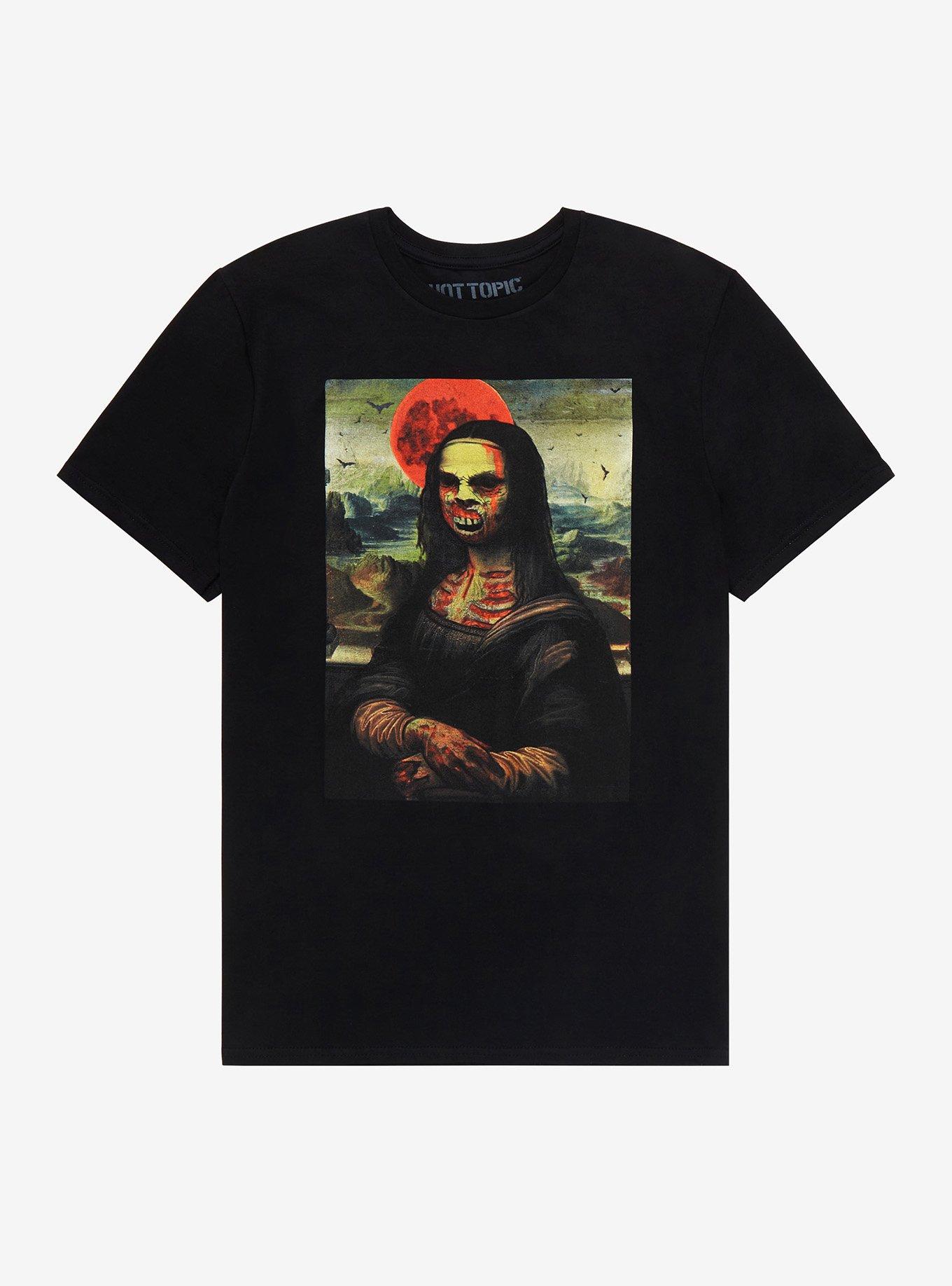 Zombie Mona Lisa T Shirt Hot Topic