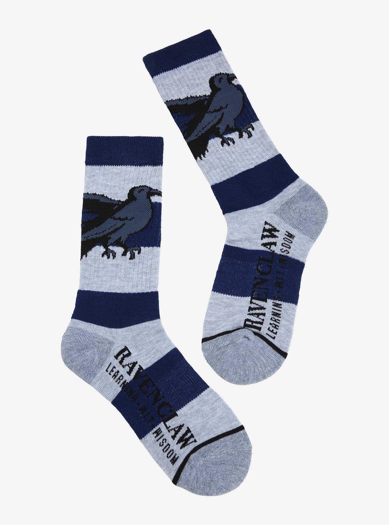 Harry Potter Ravenclaw Bold Stripe Crew Socks | Her Universe