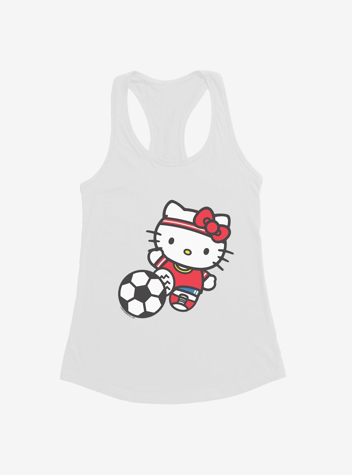 Hello Kitty Soccer Kick Girls Tank - WHITE | Hot Topic