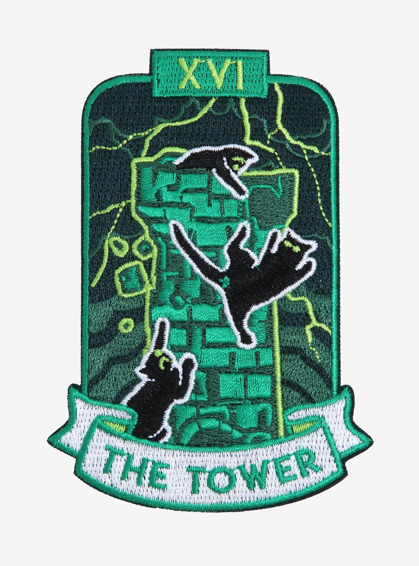 Tower Cats Tarot Card Patch | Hot Topic