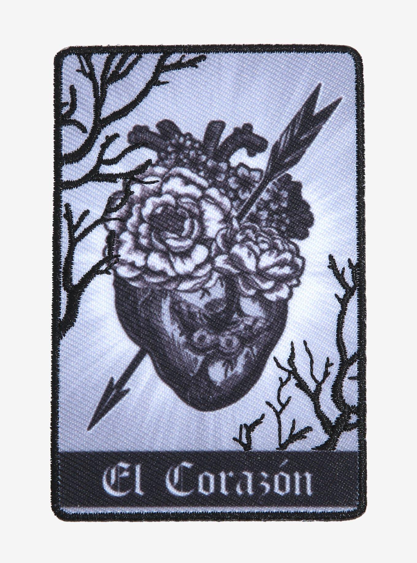 El Corazon Tarot Card Patch | Hot Topic