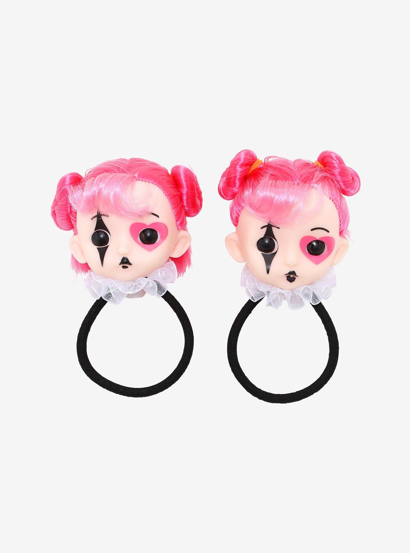 Clown Baby Doll Heads Hair Tie Set | Hot Topic
