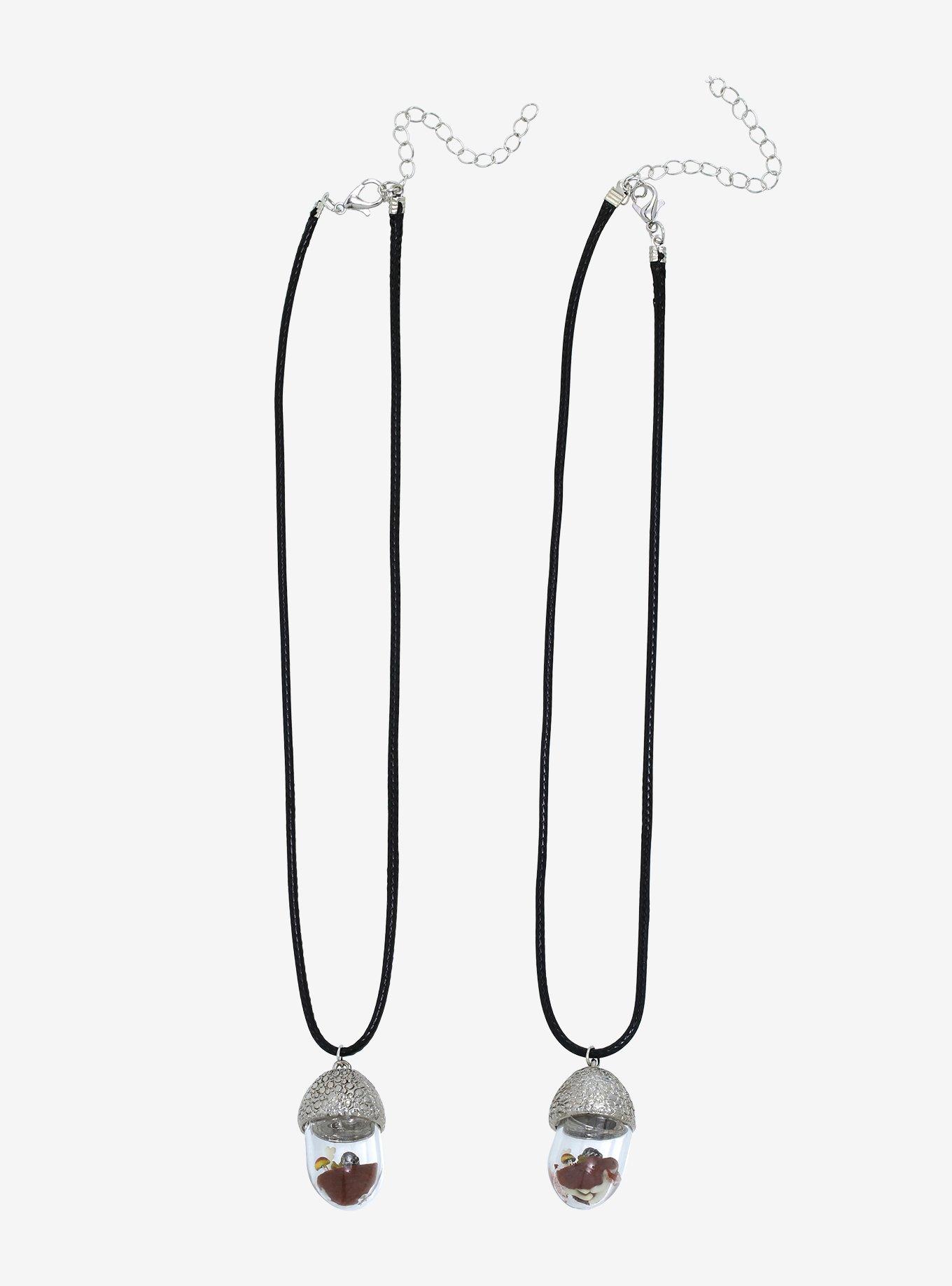 Acorn Dome Best Friend Cord Necklace Set | Hot Topic