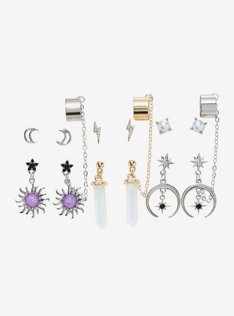 Celestial Opal Cuff Earring Set | Hot Topic