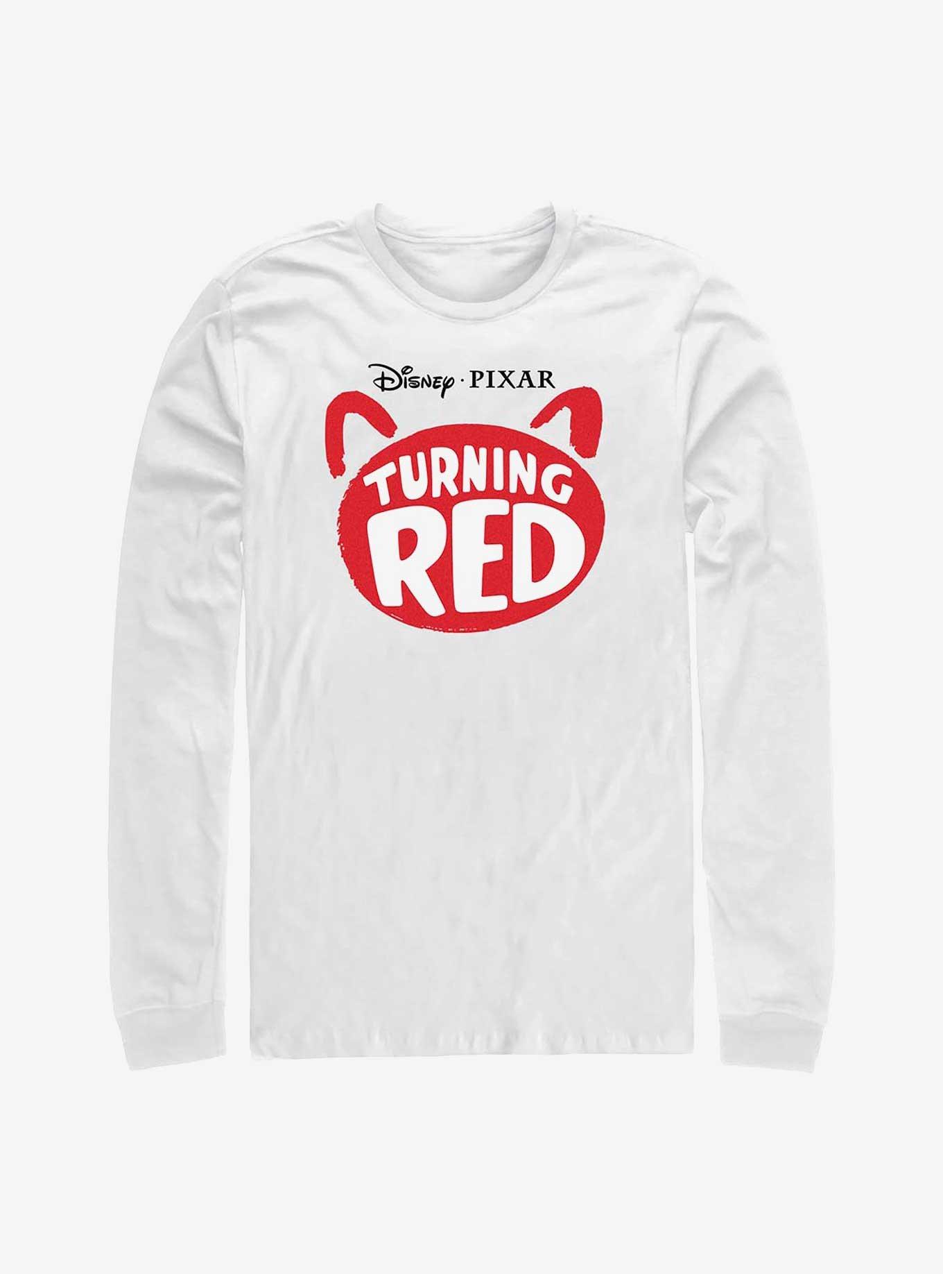 Disney Pixar Turning Red Logo Long-Sleeve T-Shirt - WHITE | BoxLunch