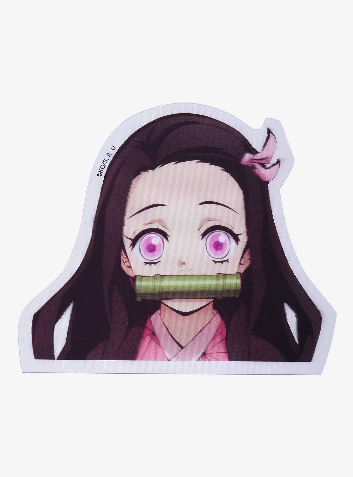 Demon Slayer: Kimetsu No Yaiba Nezuko Lenticular Car Decal | Hot Topic