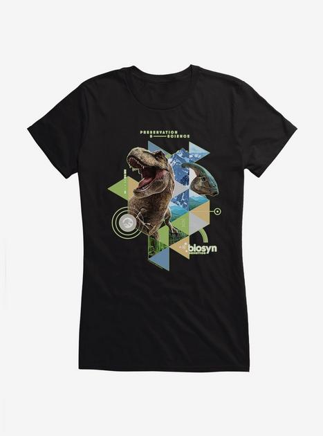 Jurassic World Dominion: BioSyn Preservation Science Girls T-Shirt ...