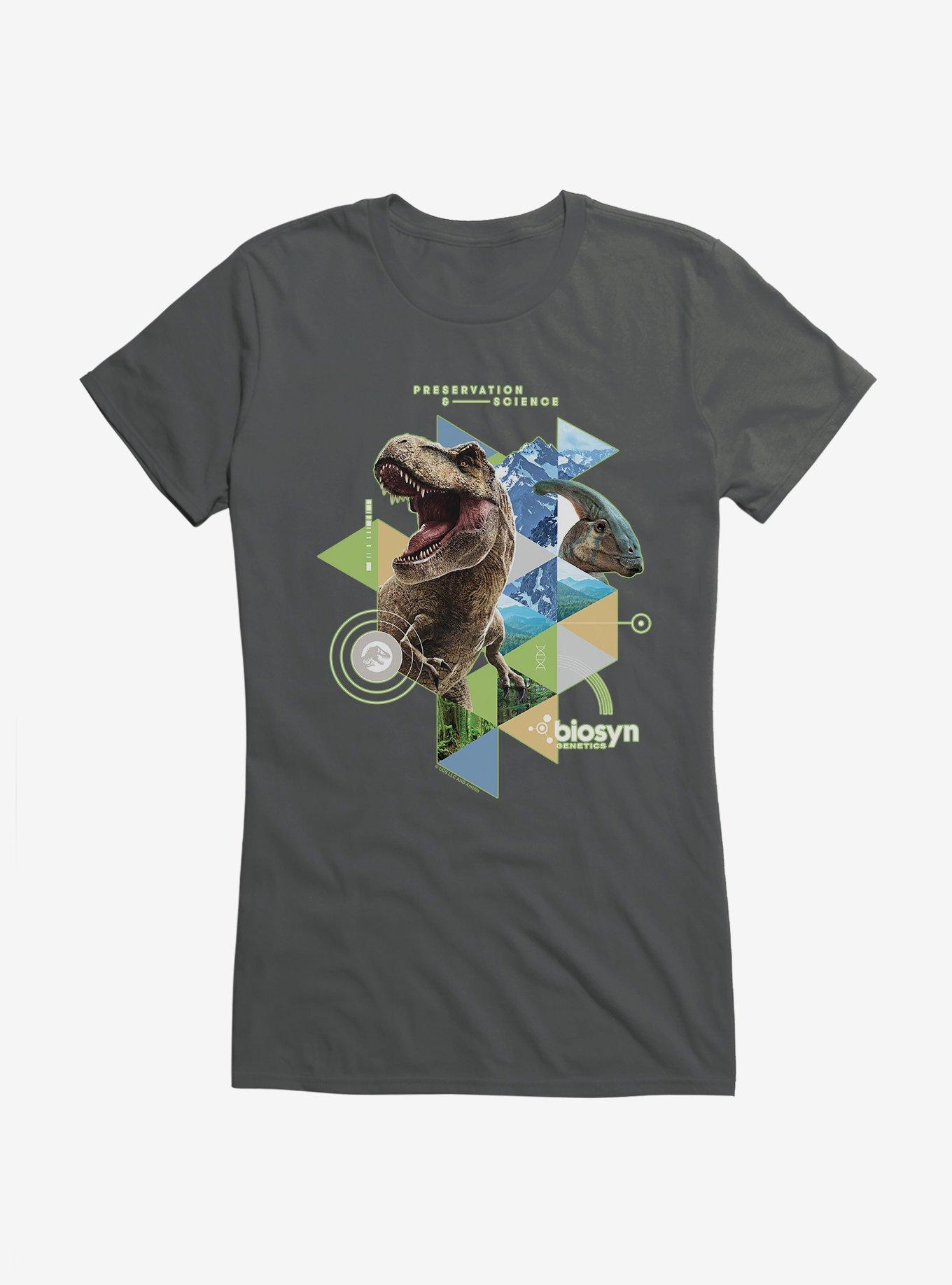 Jurassic World Dominion: BioSyn Preservation Science Girls T-Shirt ...