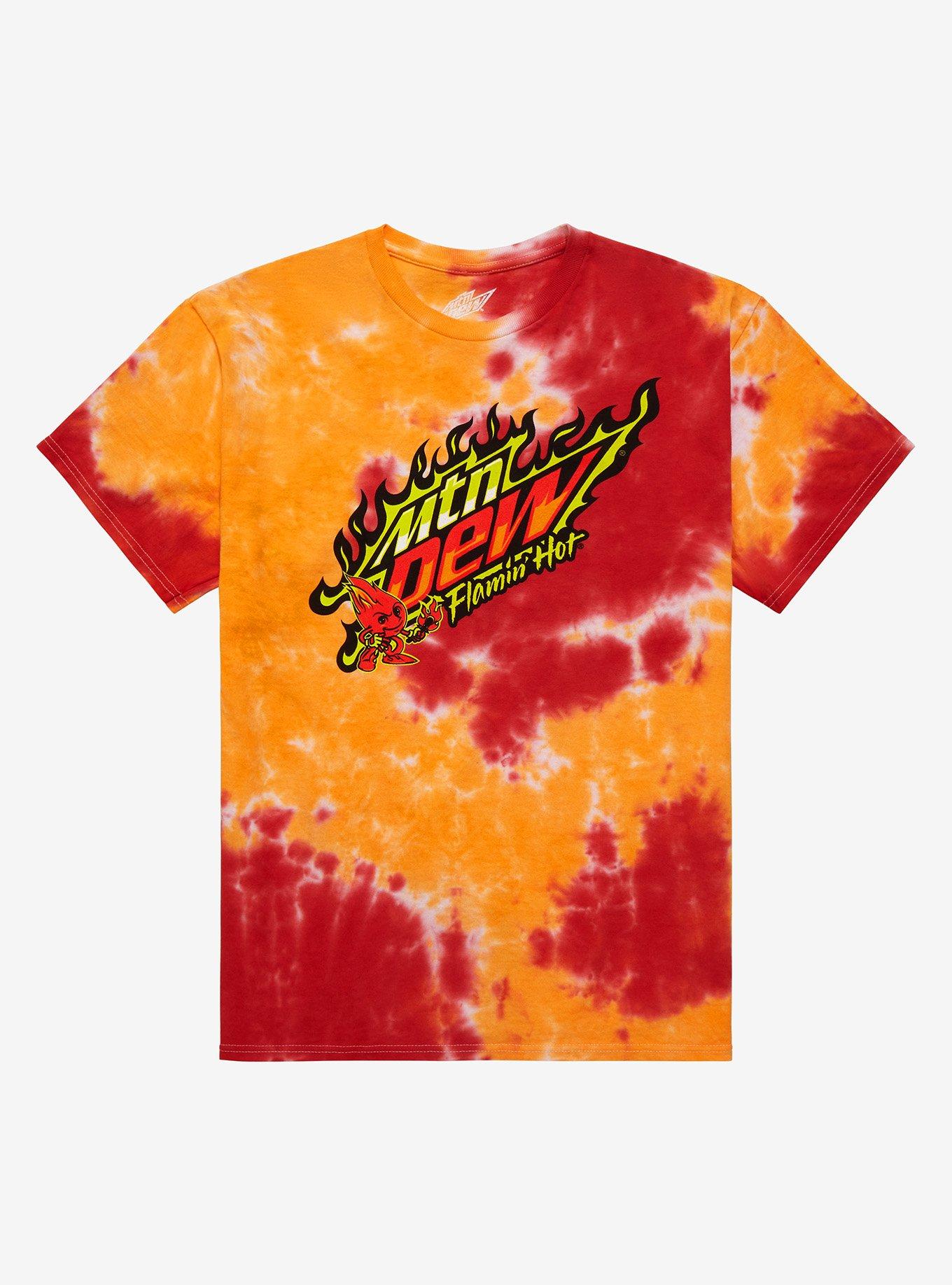 Mountain Dew Flamin' Hot Tie-Dye T-Shirt | Hot Topic