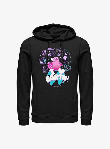 Disney Pixar Turning Red Earth Love Hoodie - BLACK | Hot Topic