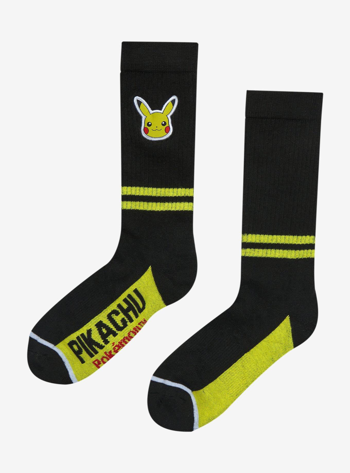 Pokemon Pikachu Crew Socks Hot Topic