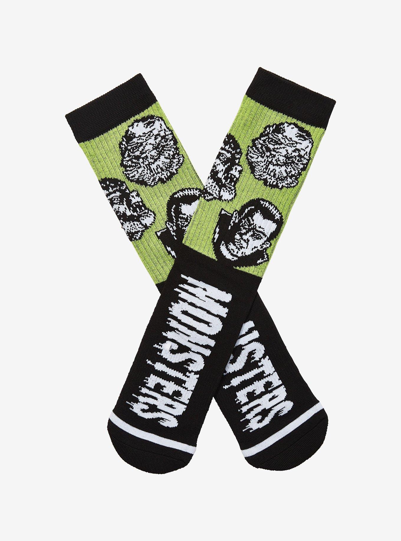 Universal Monsters Faces Crew Socks | Hot Topic