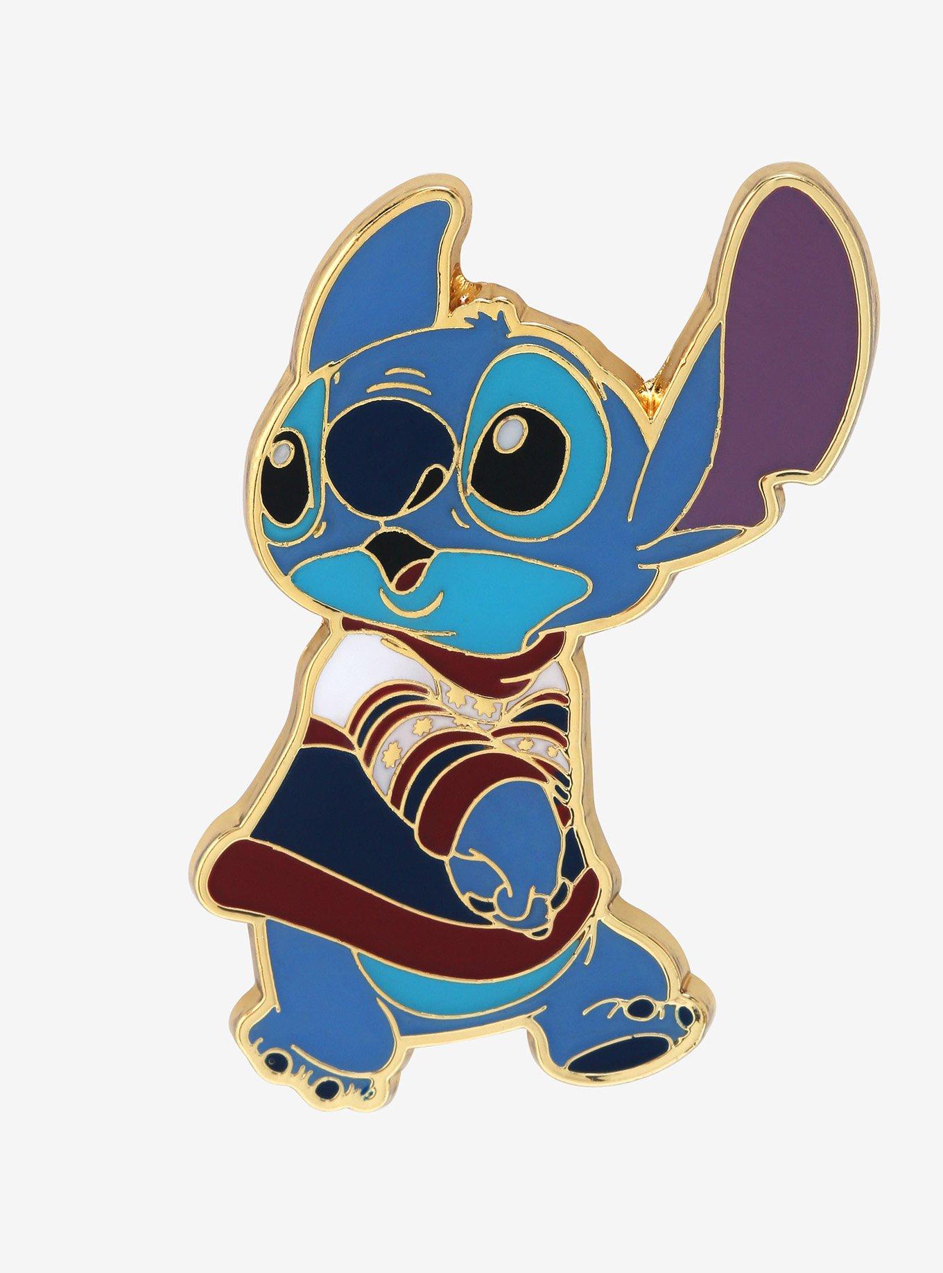 Loungefly Disney Lilo & Stitch Holiday Sweater Stitch Enamel Pin ...