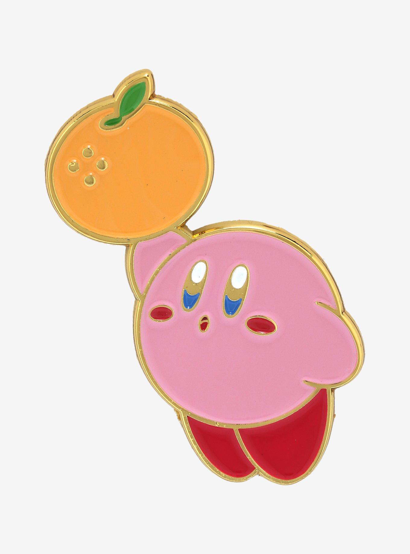 Nintendo Kirby With Orange Enamel Pin Boxlunch Exclusive Boxlunch