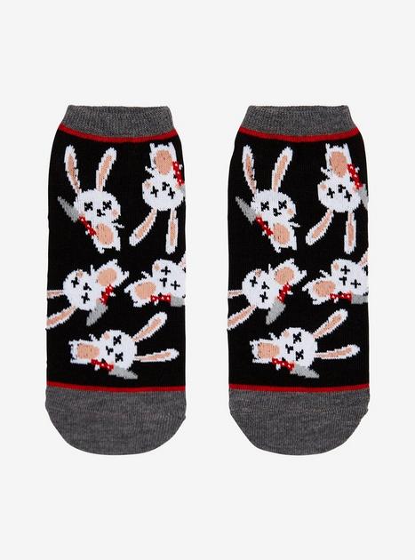 Bunny Knife No-Show Socks | Hot Topic