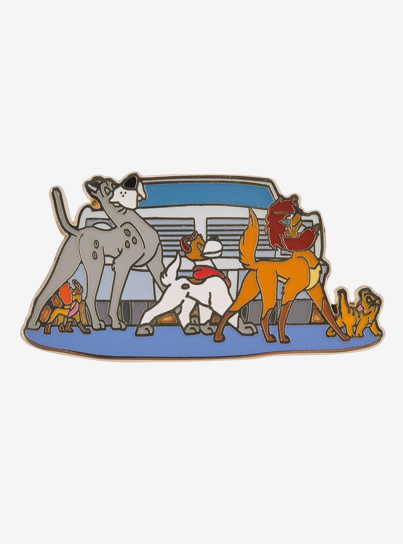 Our Universe Disney Oliver & Company Group Portrait D23 Enamel Pin ...
