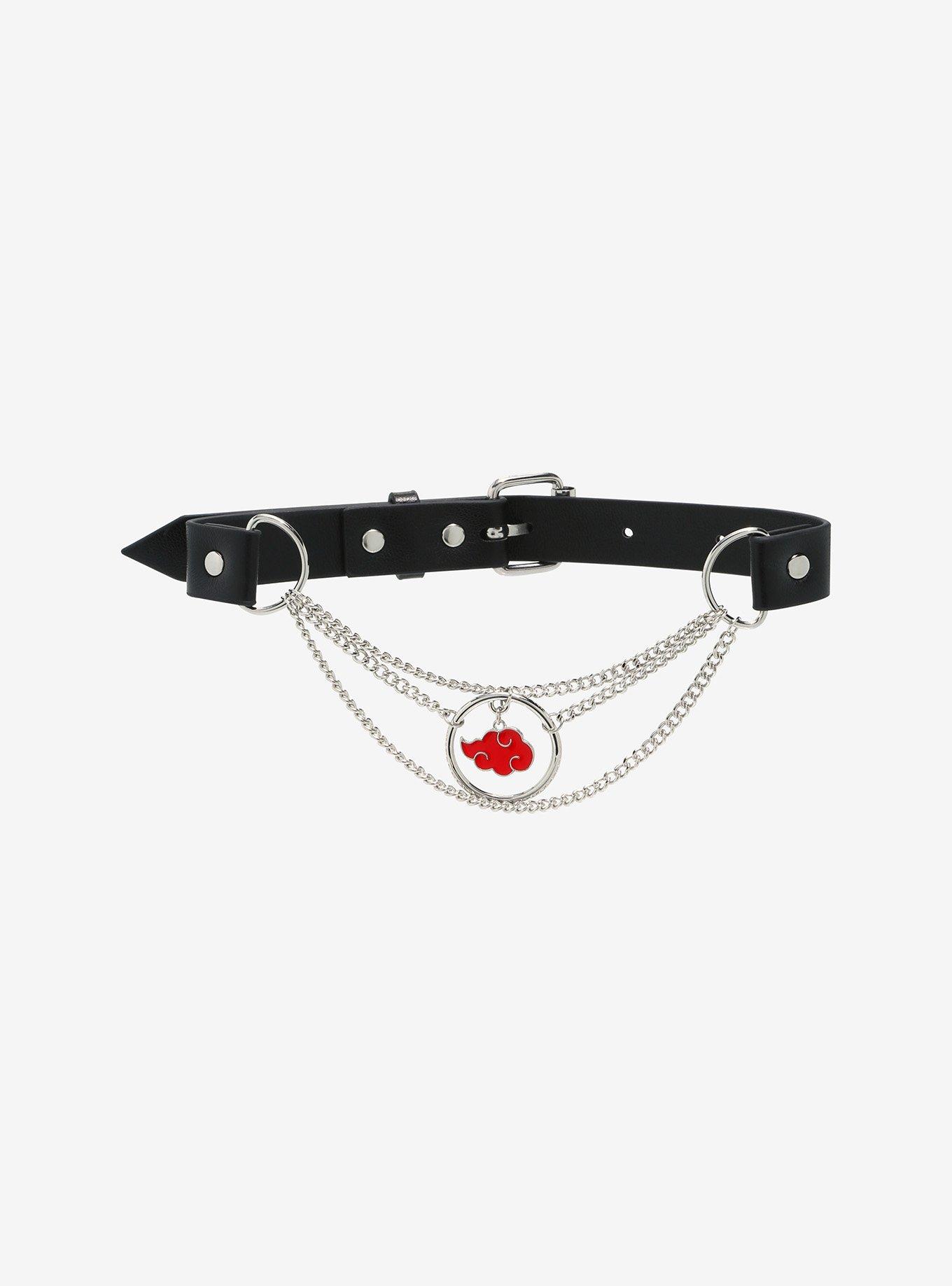 Naruto Shippuden Akatsuki Chain Choker | Hot Topic