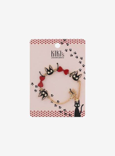 Studio Ghibli Kiki's Delivery Service Jiji Bow Bracelet | Hot Topic
