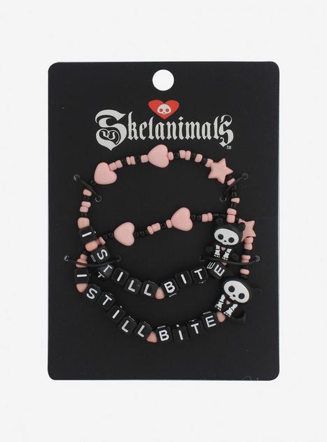 Skelanimals I Bite Beaded Best Friend Bracelet Set | Hot Topic