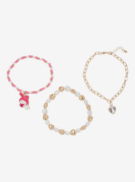 My Melody Heart Bracelet Set | Hot Topic