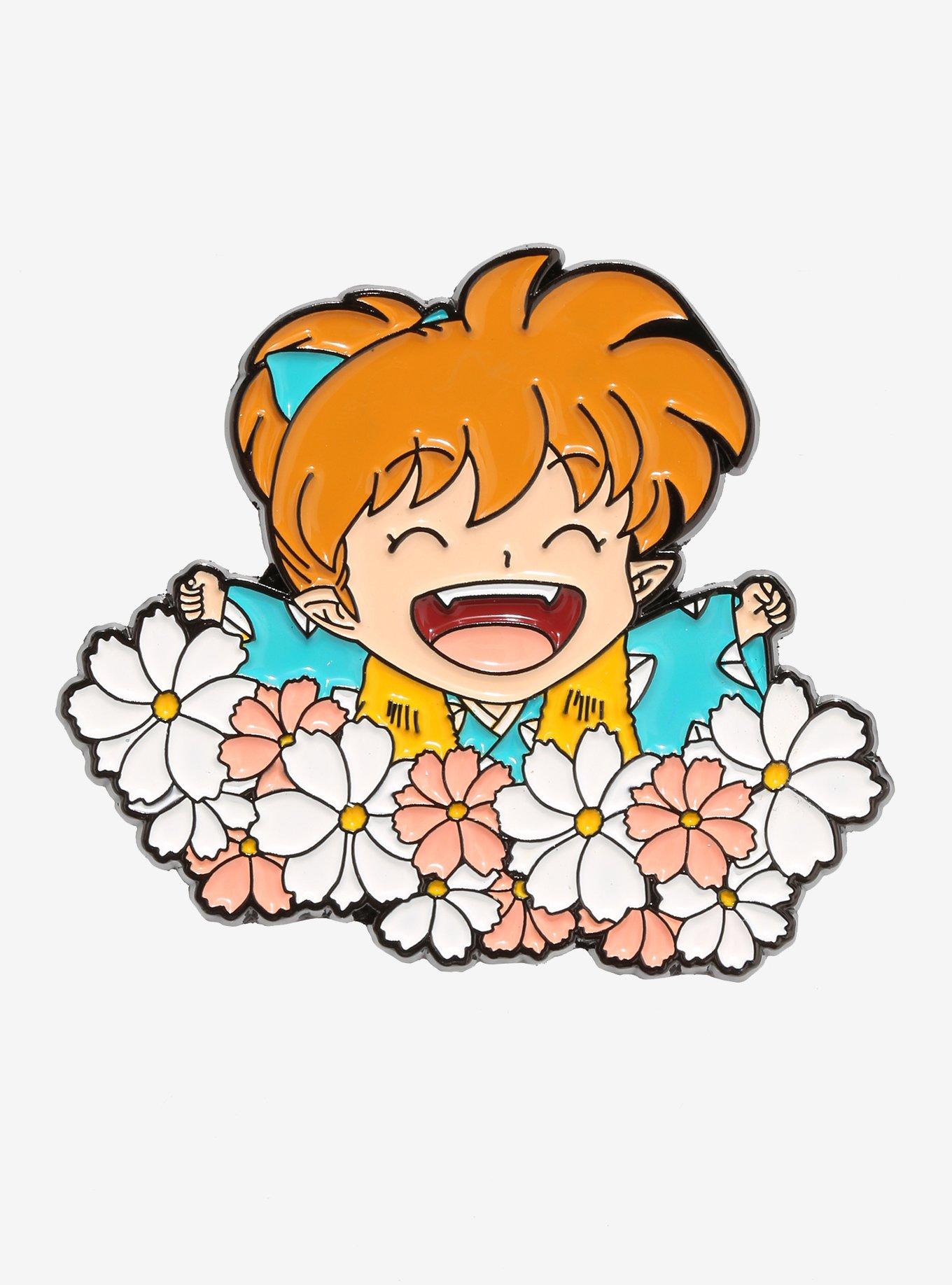 InuYasha Shippo Flower Enamel Pin | Hot Topic