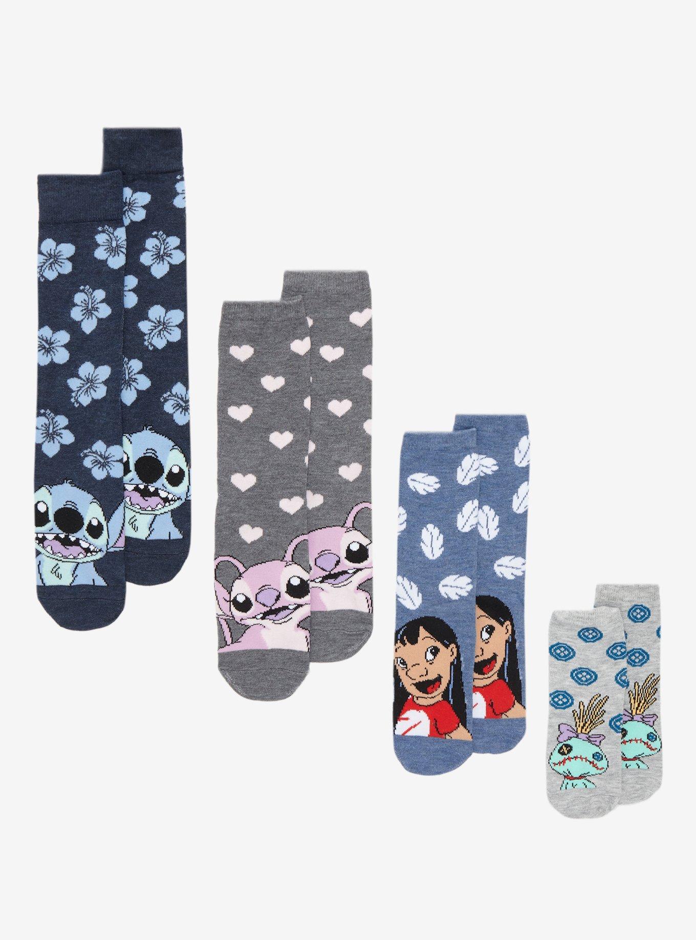 Disney Lilo & Stitch Icons Family Sock Set 4 Pair | Hot Topic