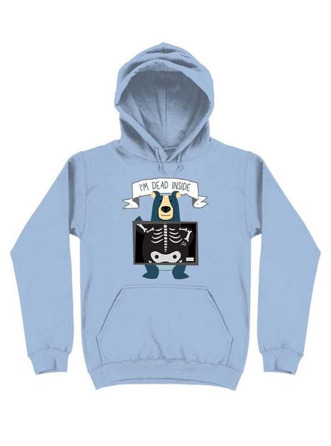I'm Dead Inside Hoodie - BLUE | Hot Topic