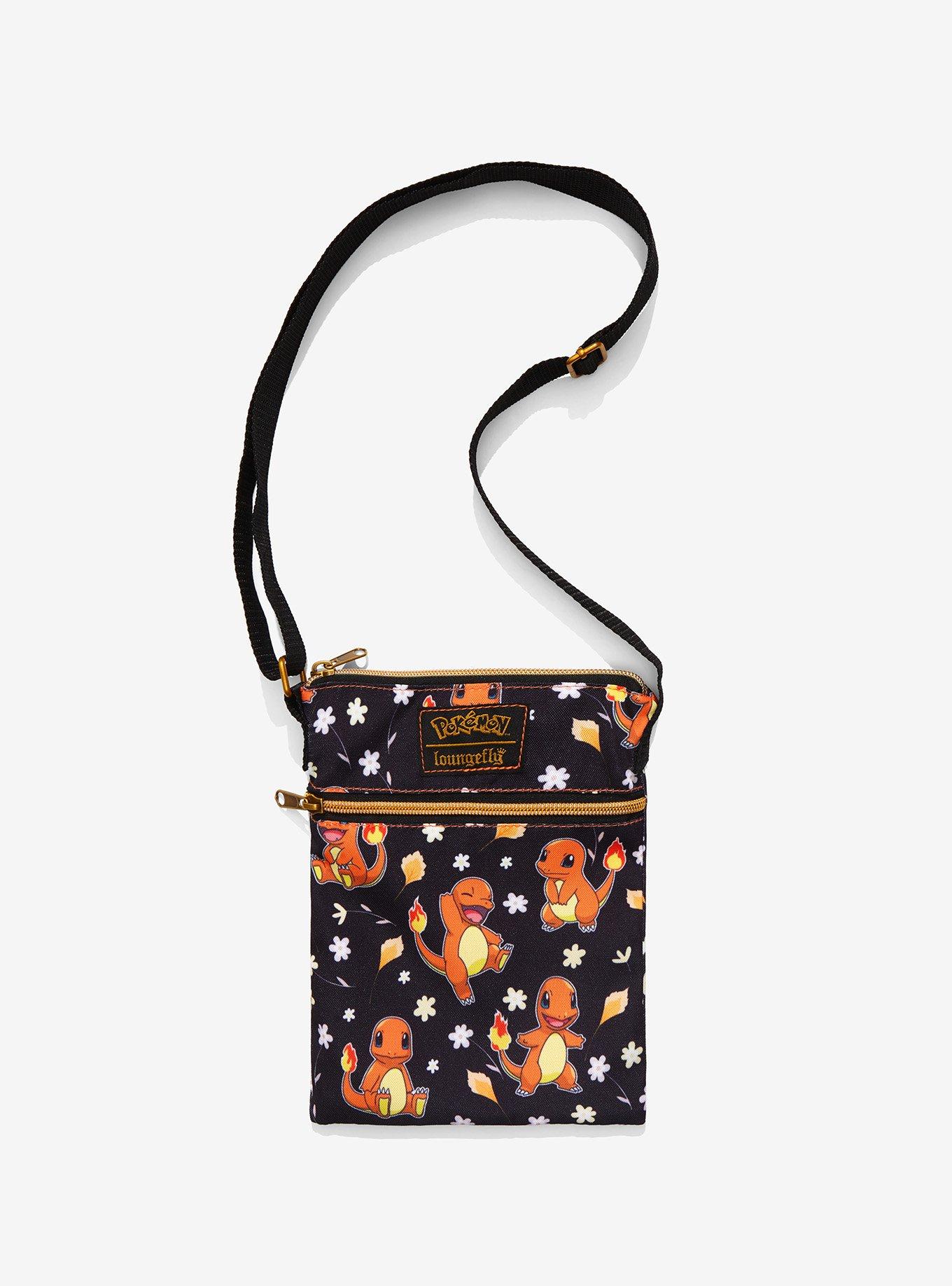 Loungefly Pokemon Charmander Flower Passport Crossbody Bag | Hot Topic