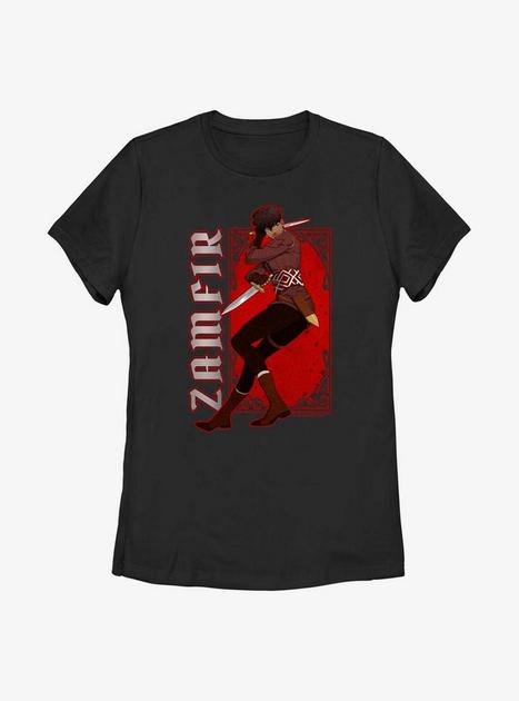 Castlevania Zamfir Hero Womens T-Shirt - BLACK | BoxLunch