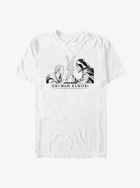 Star Wars Obi-Wan Kenobi Obi Clash T-Shirt - WHITE | BoxLunch
